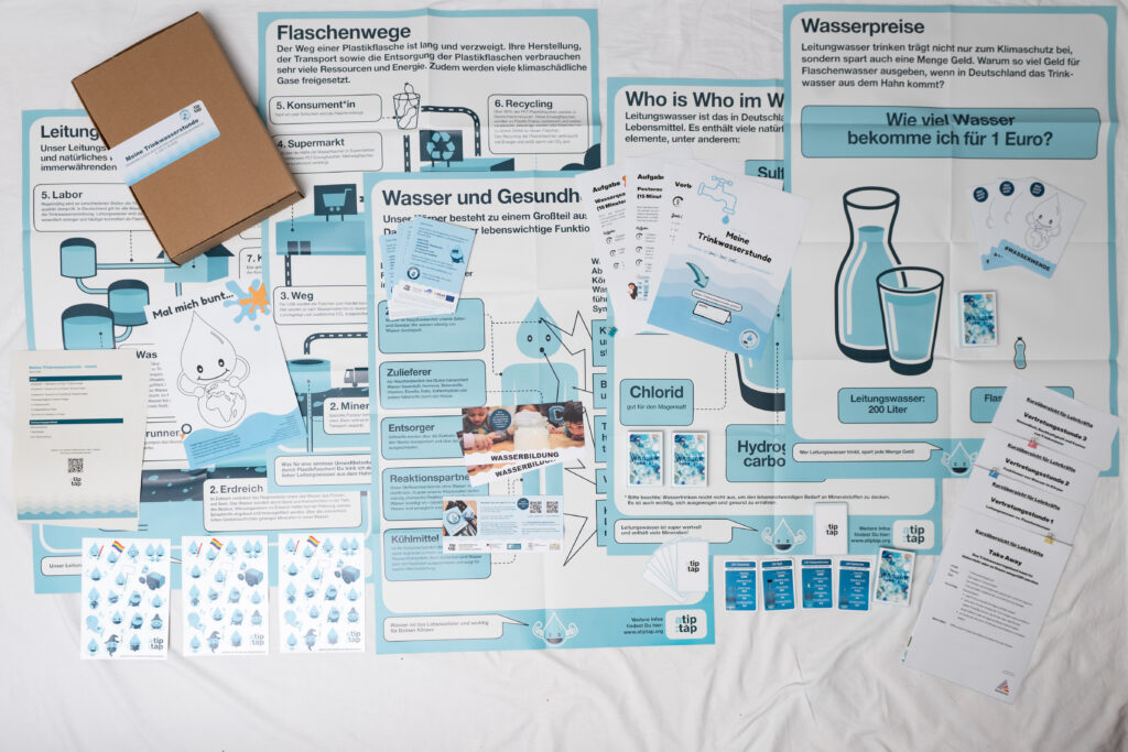 Wasserbildungs-Box "Meine Trinkwasserstunde" · a tip: tap